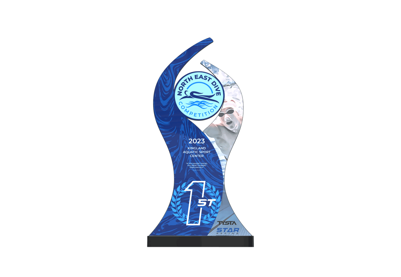 Custom Swimming Trophies - Sick Trophies